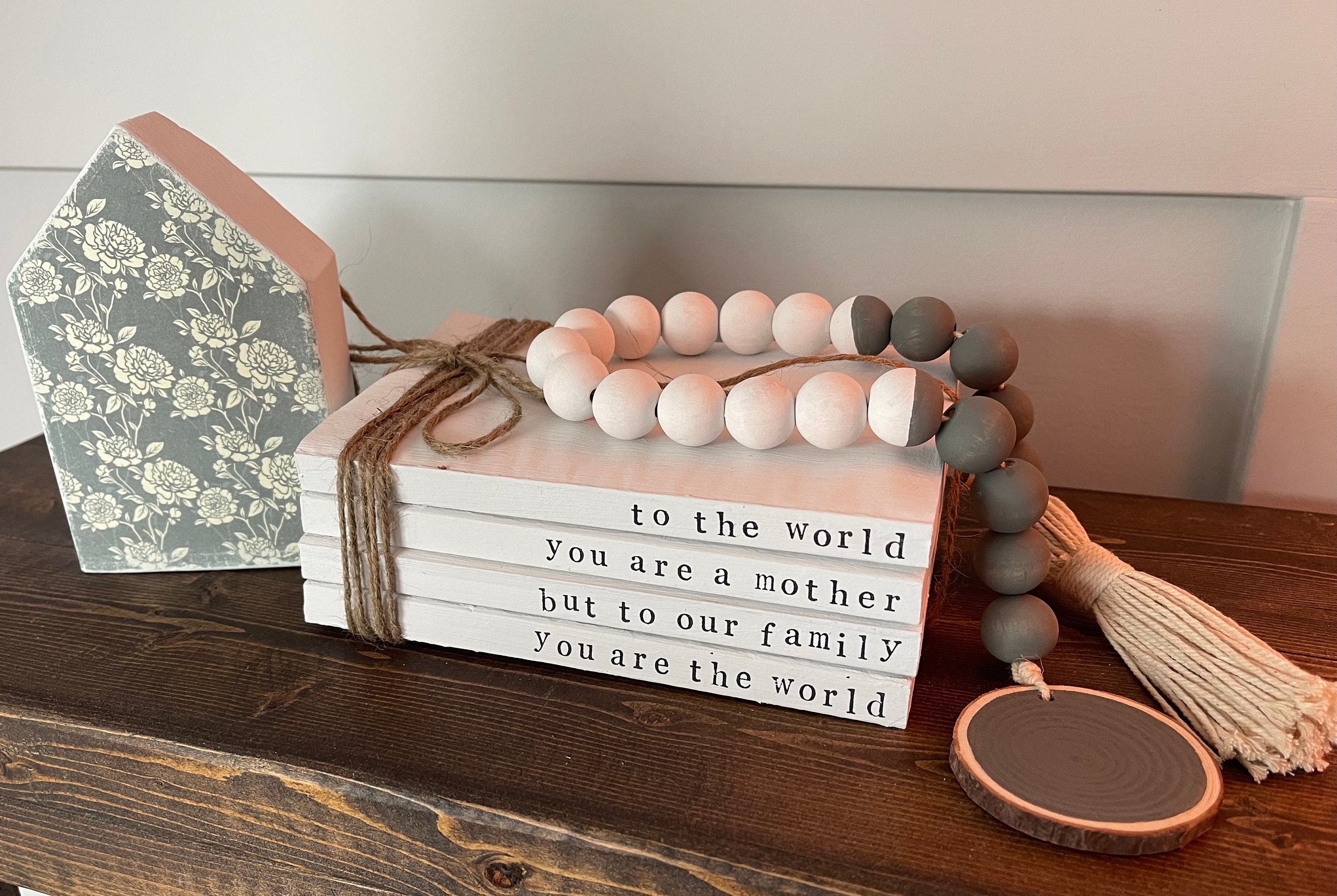 Mothers Day Hand Stamped Books/personalized Books / Custom Name Books ...