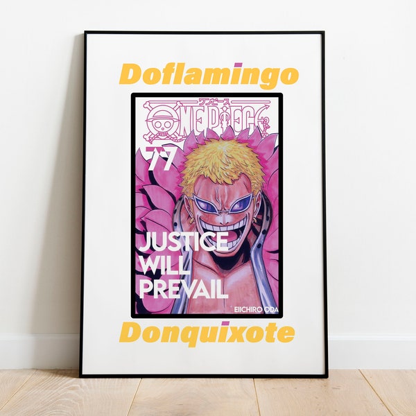 Doflamingo One Piece - Shop Online - Etsy