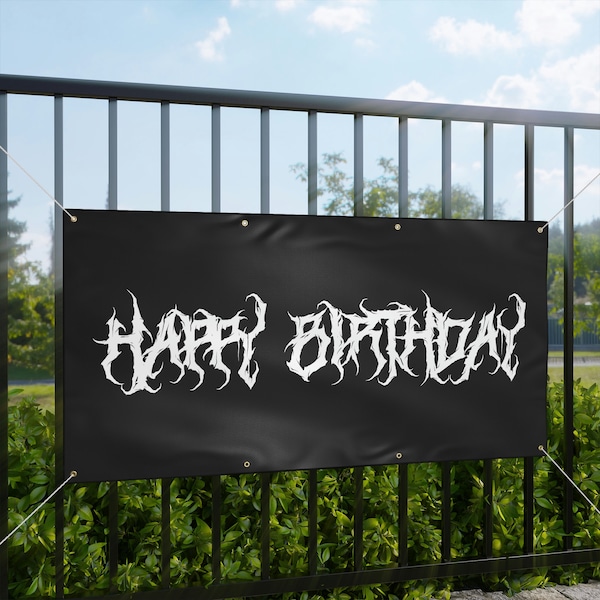 Happy Birthday Heavy Metal - Etsy