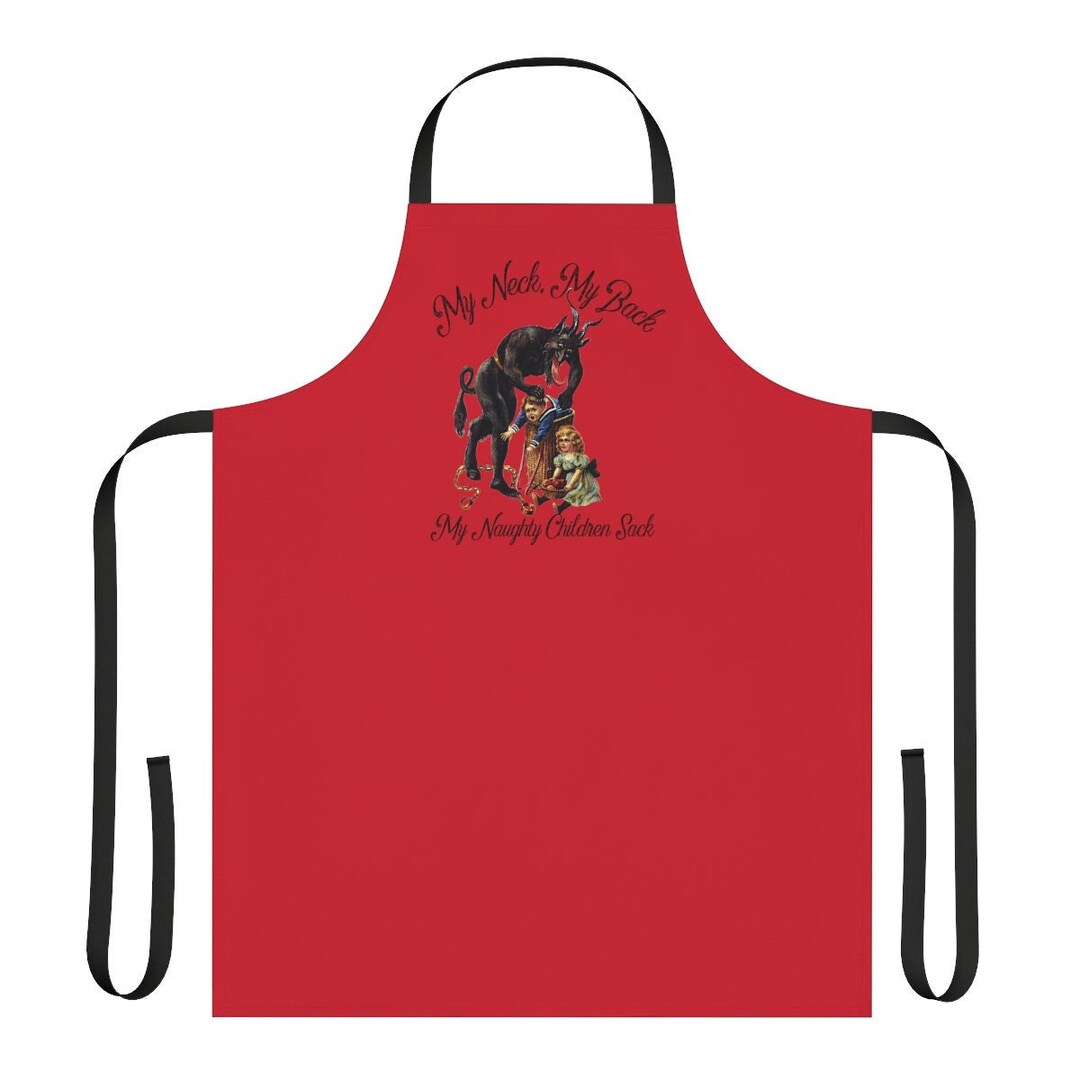 Funny Krampus Apron/ Solstice Krampus Apron/ Gift for Pagan - Etsy