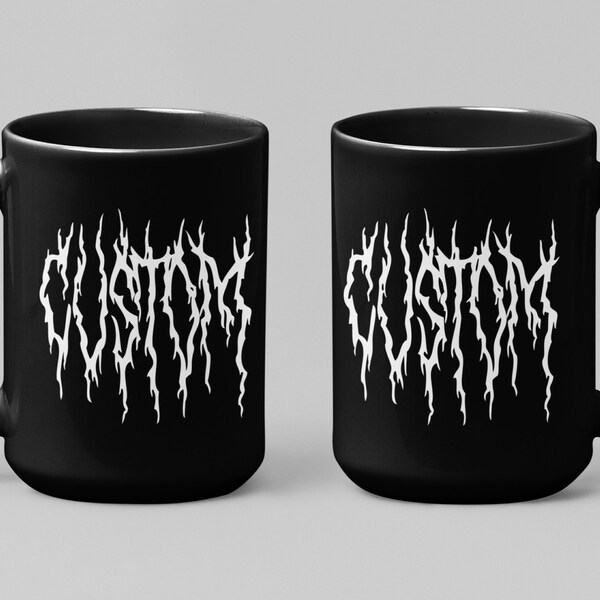 Metal Mug - Etsy