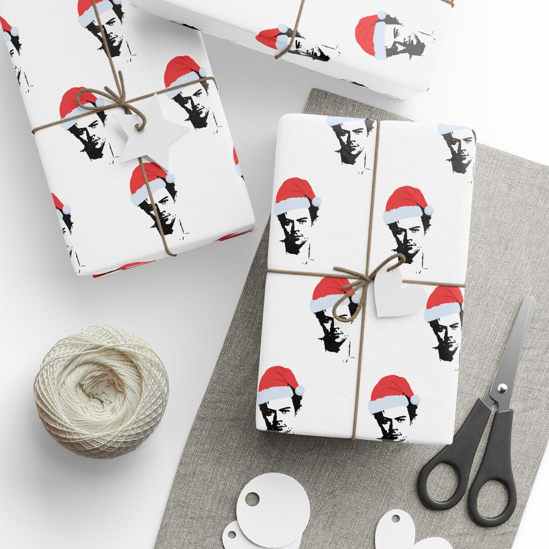 Harry Styles Christmas Wrapping Paper, Harry Styles Gift, Harry Styles ...