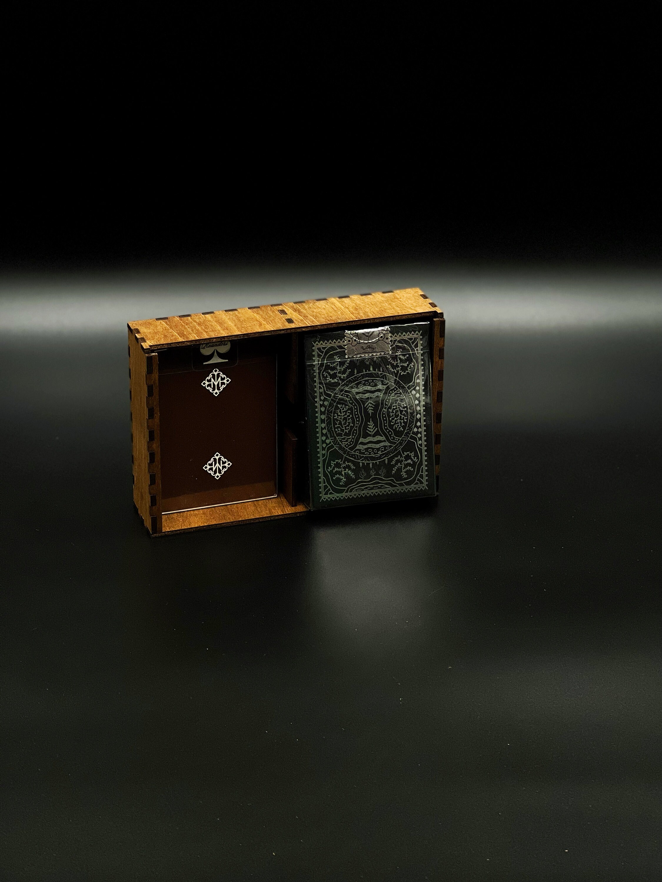 Personalized Wooden Card Box Deck Box Poker Card Box - Etsy