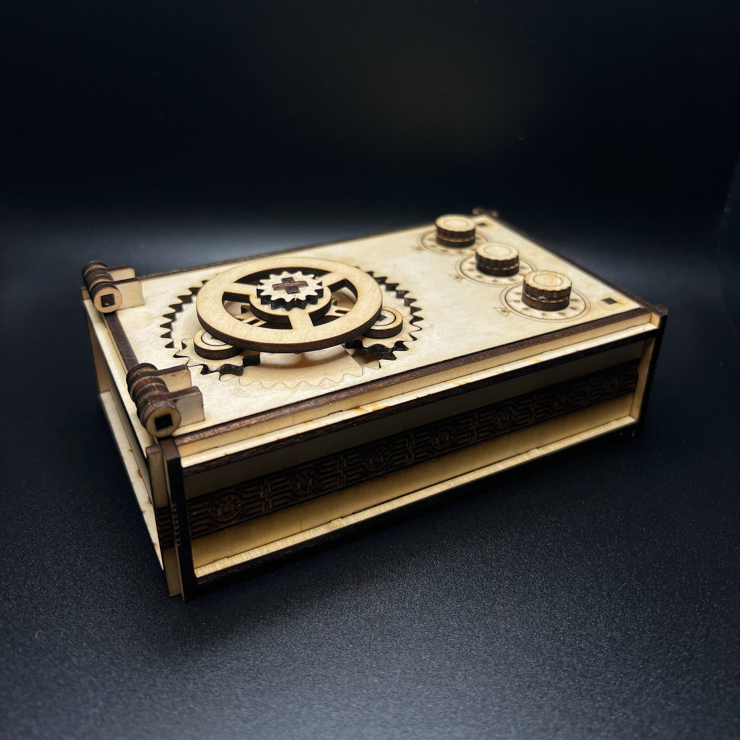 The C0d3 Puzzle Box | Wooden Gift Box | Keepsake Box | Fun Box - Etsy