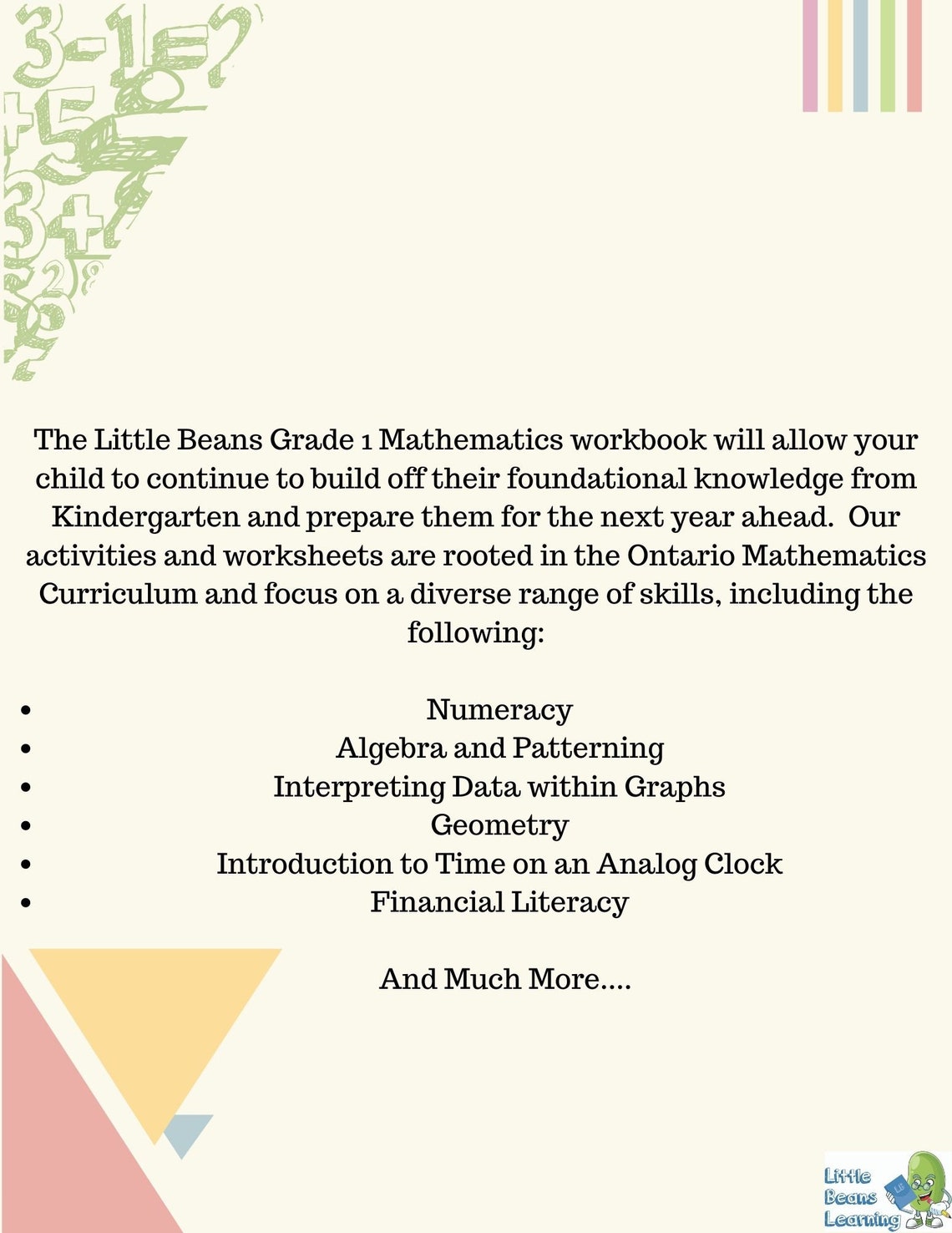 GRADE 1 MATH Workbook, 75 Math Worksheets 1st Grade Math Printable ...