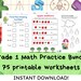 GRADE 1 MATH Workbook, 75 Math Worksheets 1st Grade Math Printable ...