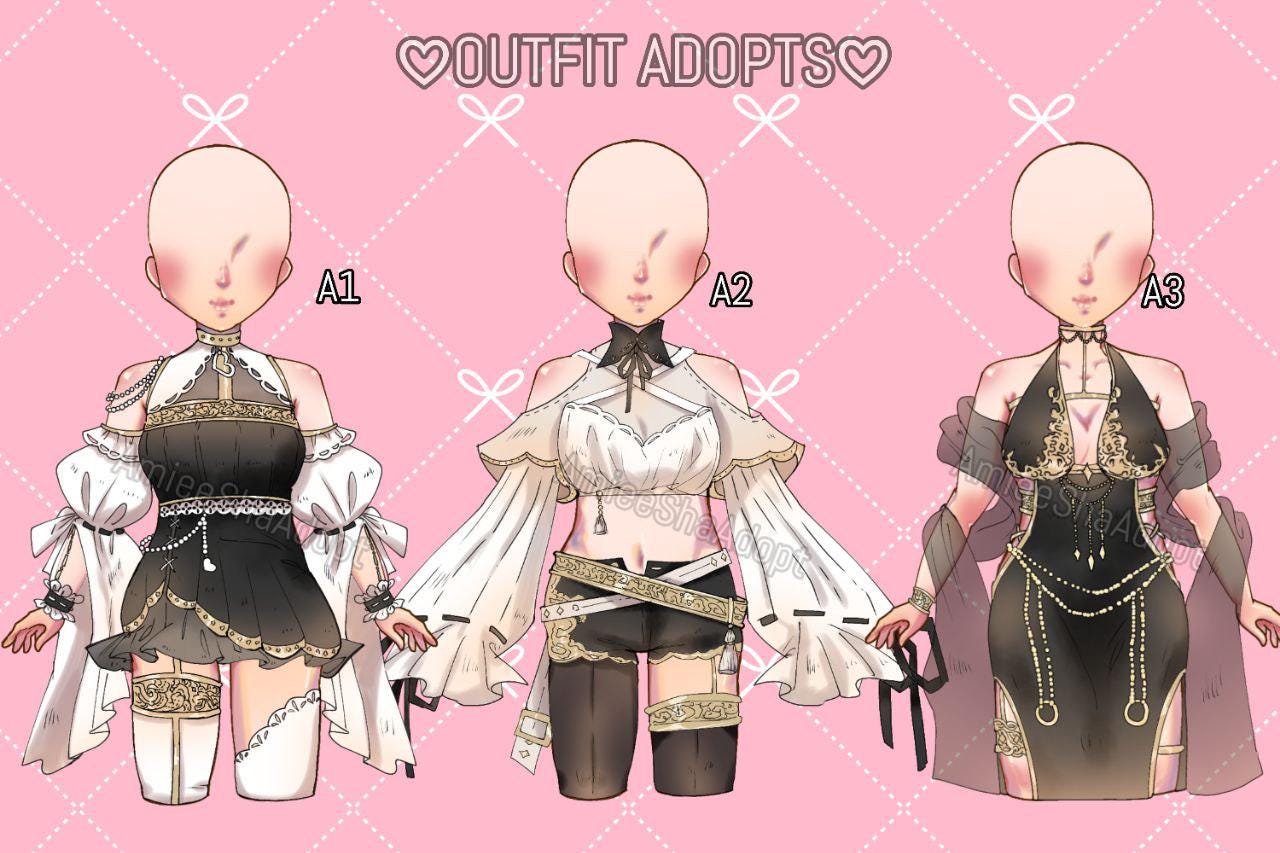 Adoptables Outfits OC | Pngtuber | Vtuber | Personas | Roleplay ...