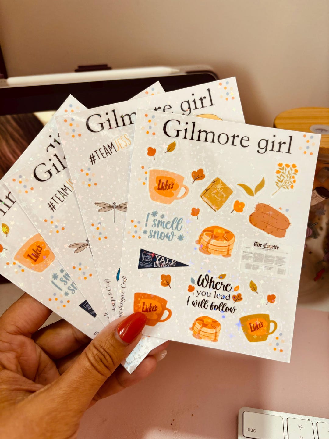 Gilmore Girls Sticker Sheet Fall Stickers Waterproof Journal Stickers ...
