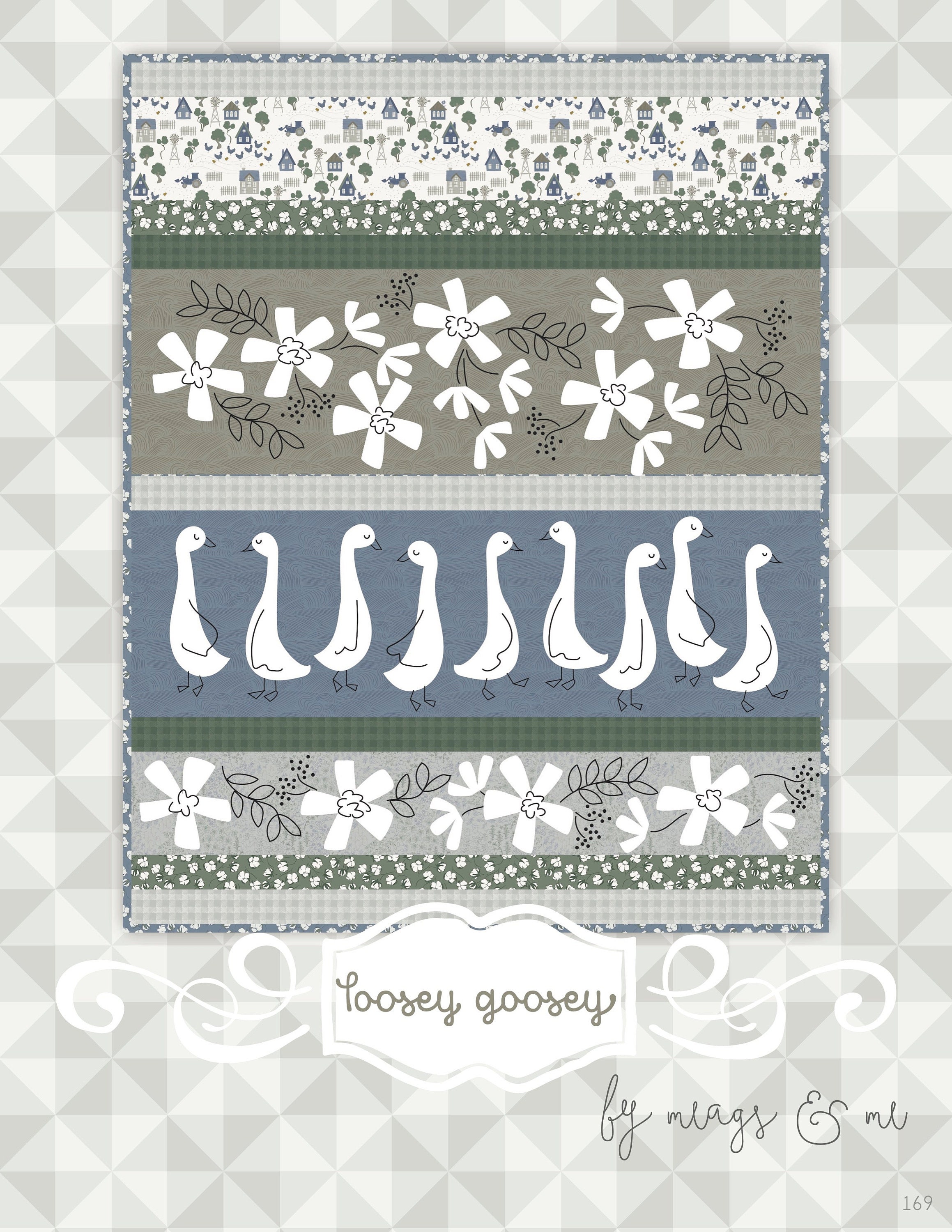 LOOSEY GOOSEY Applique Quilt Pattern by MEAGS & Me - Etsy