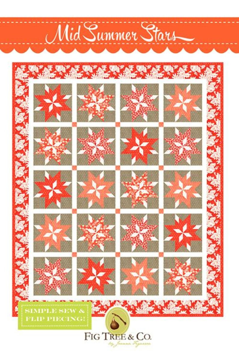 MIDSUMMER STARS Pattern by Fig Tree and Co. - Etsy