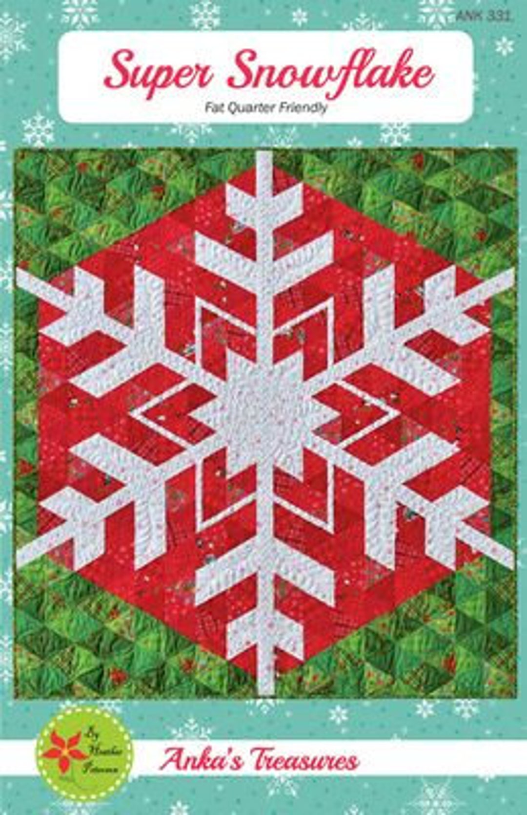 SUPER SNOWFLAKE Quilt Pattern - Etsy