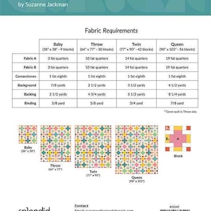 FRANKIE Quilt Pattern by Suzanne Jackman - Etsy