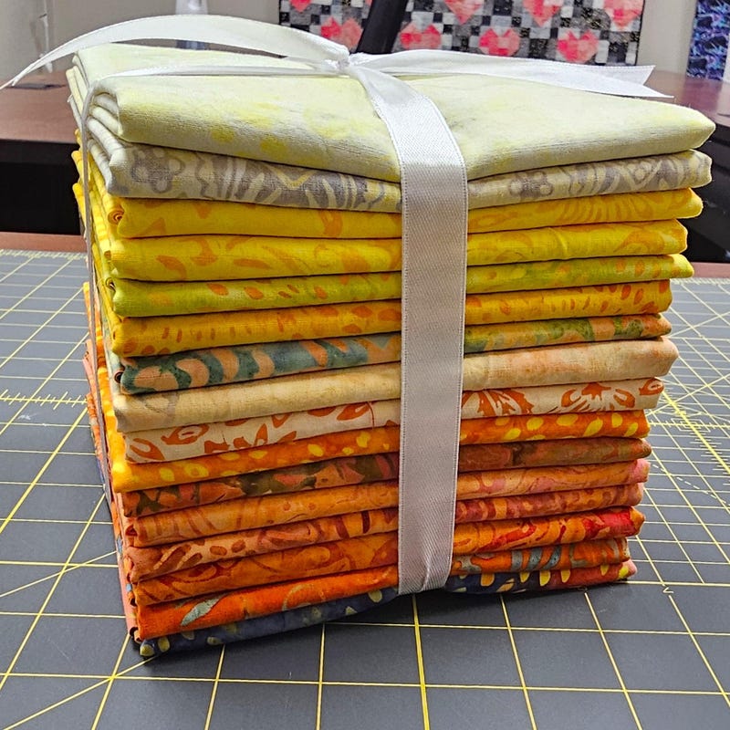 Orange Batik Fabric - Etsy