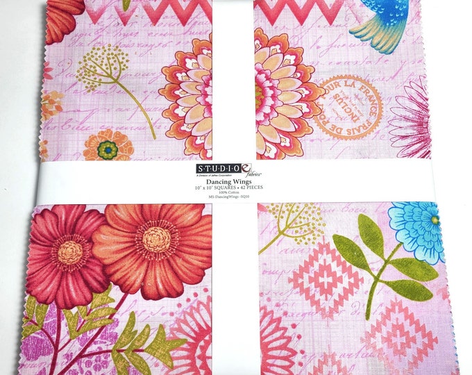 DANCING WINGS by Studio E Fabrics 10 Stacker - Etsy