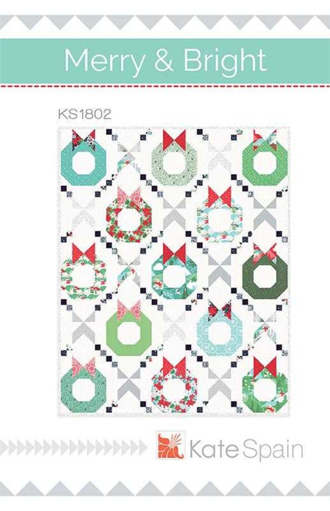 MERRY AND BRIGHT Quilt Pattern by Kate Spain - Etsy