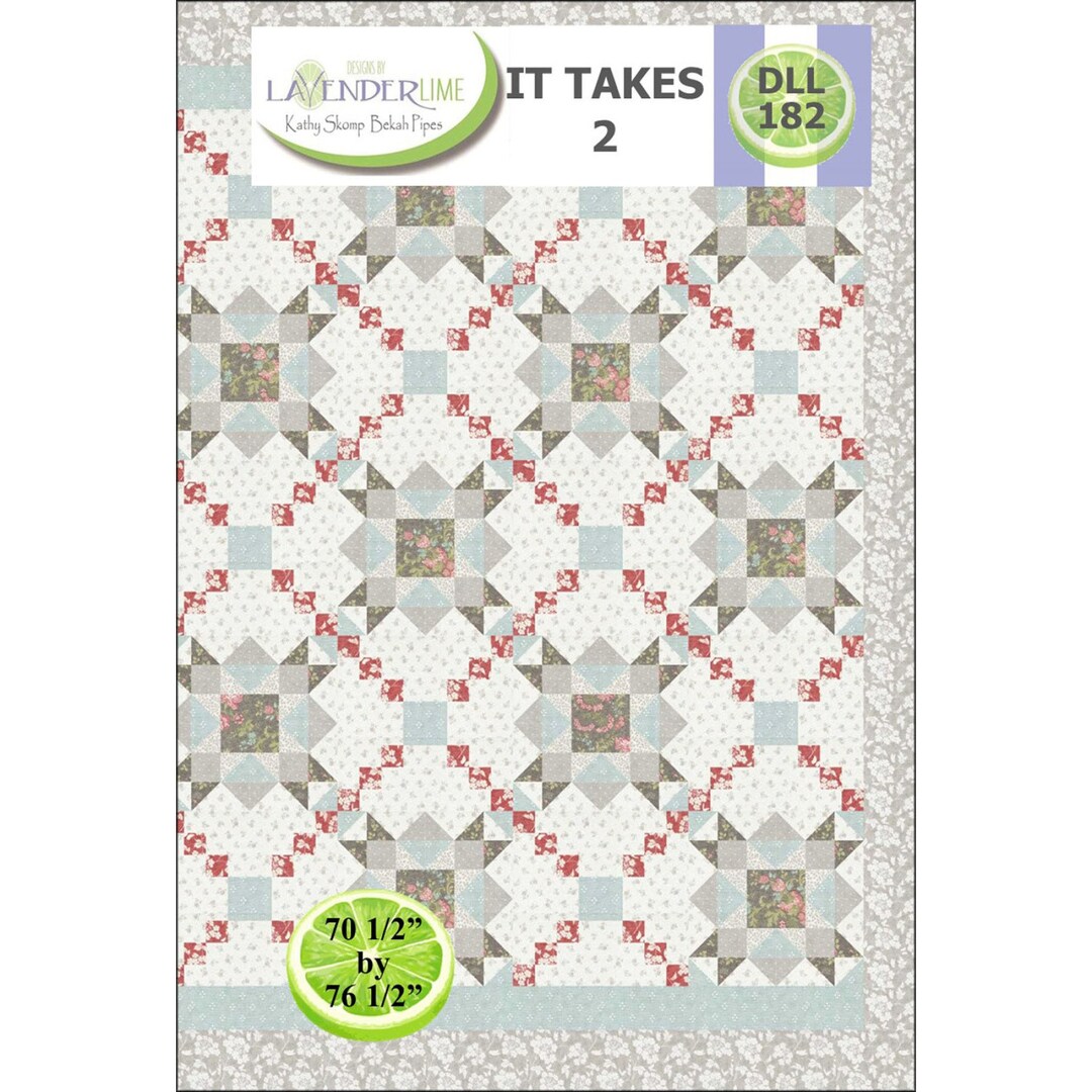 IT TAKES 2 Quilt Pattern - Etsy