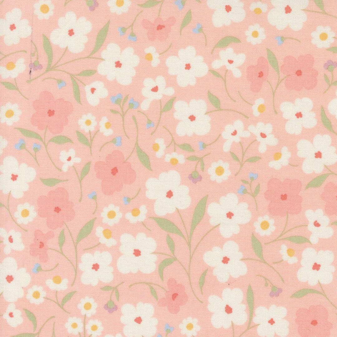 Cottage Charm: KORAL KICKS Wallpaper Flowers Fabric (1/2 Yd) by My Sew ...