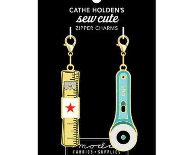 Sew Cute Zipper Charms - Measuring Tape and Rotary Cutter - Etsy