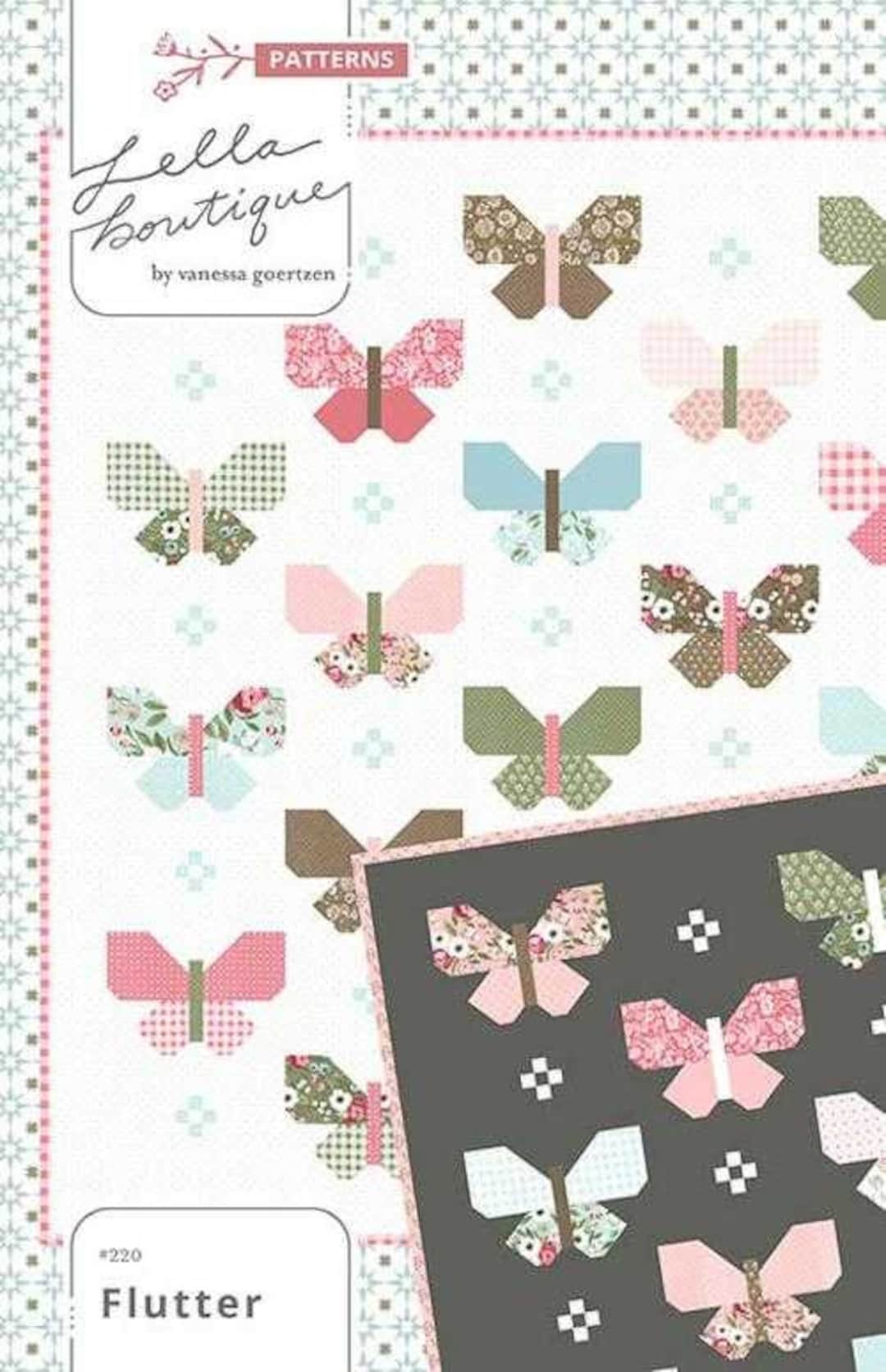 FLUTTER Quilt Pattern by Lella Boutique - Etsy