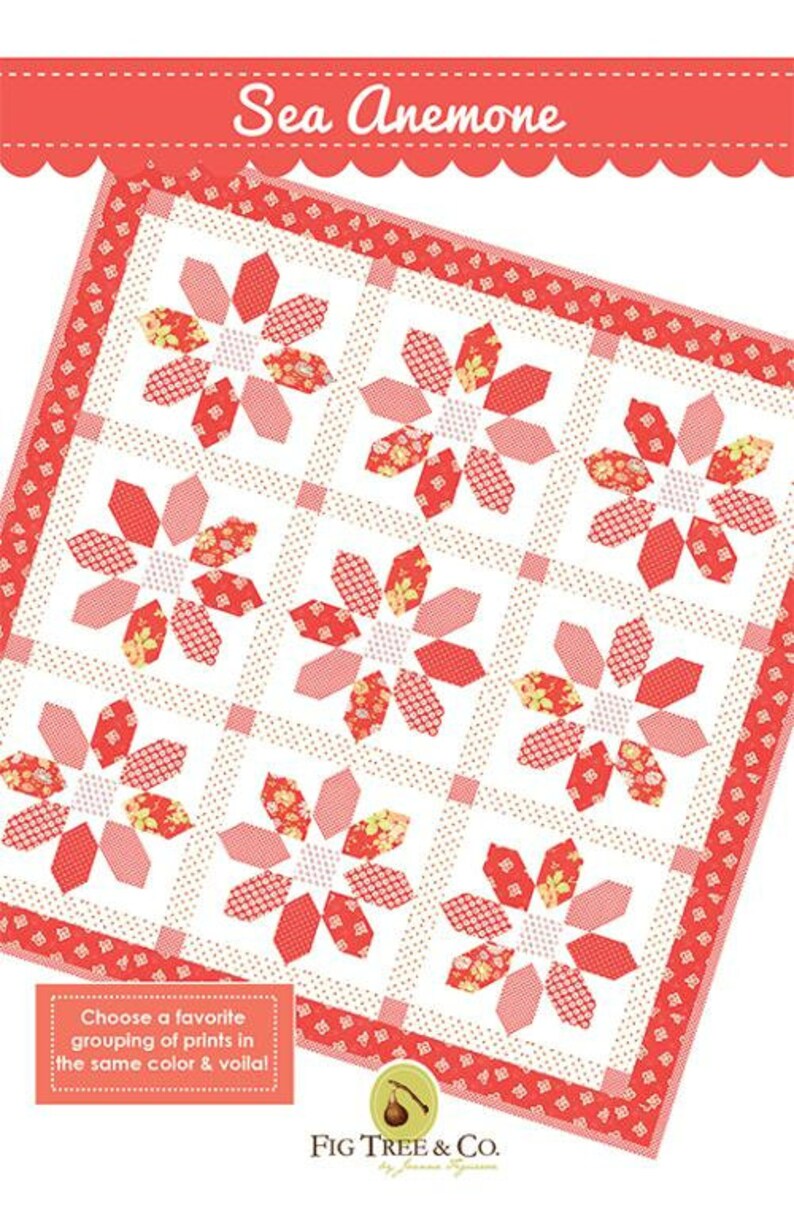 SEA ANEMONE Pattern by Fig Tree and Co. - Etsy