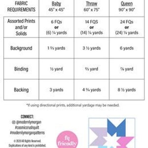 Cosmic Crush Quilt Pattern - Etsy