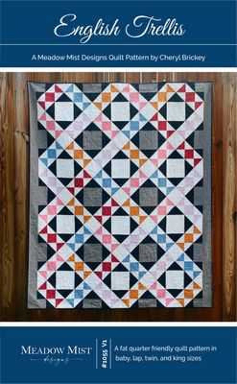 English Trellis Quilt Pattern - Etsy
