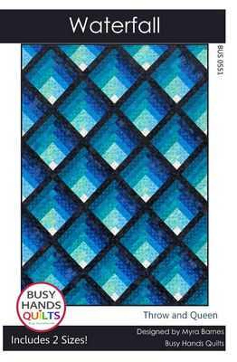 WATERFALL Quilt Pattern - Etsy