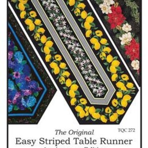EASY STRIPED TABLE Runner Anniversary Edition Pattern - Etsy