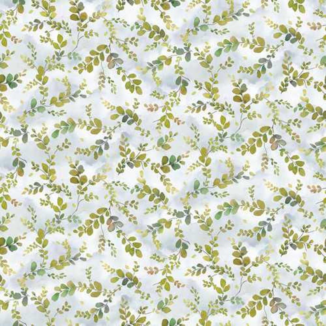 Point of View: PRAIRIE LEAF SPRIGS Fabric (1/2 Yd) - Etsy
