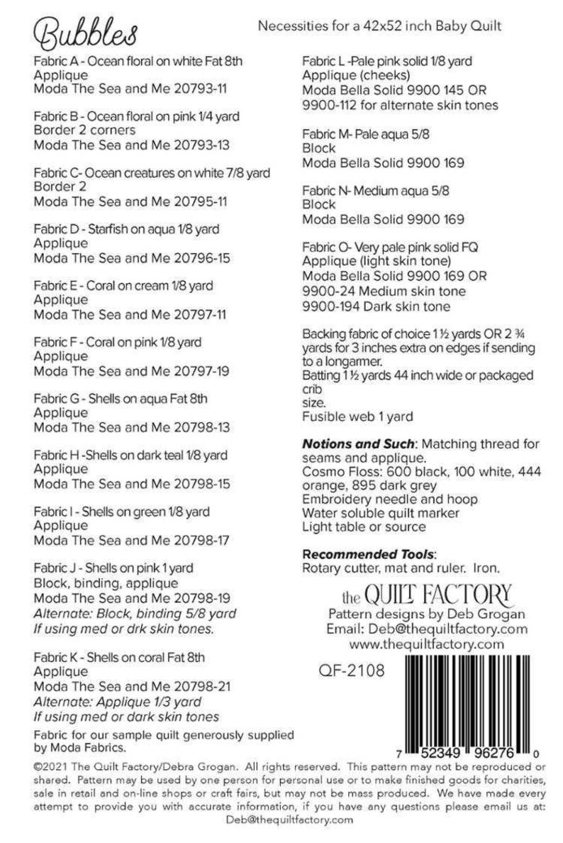 BUBBLES Applique Baby Quilt Pattern - Etsy