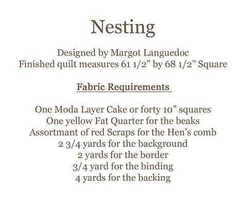 NESTING Quilt Pattern by THE PATTERN Basket - Etsy