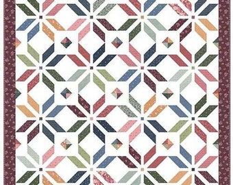 Summer Breeze PDF Quilt Pattern Layer Cake Friendly in 6 Size Options ...