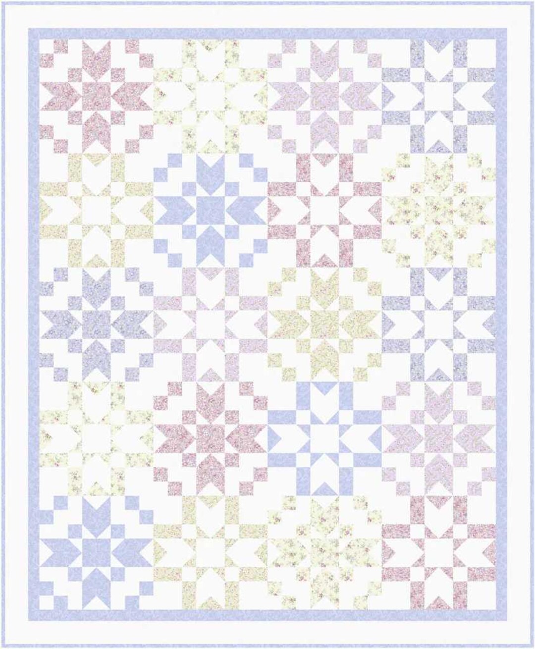 FADED FLARE Quilt Pattern by Bound to Be Quilting - Etsy