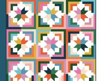 Cozy Cabin Quilt Pattern-modernly Morgan-fat Quarter Friendly Quilt Pattern - Etsy