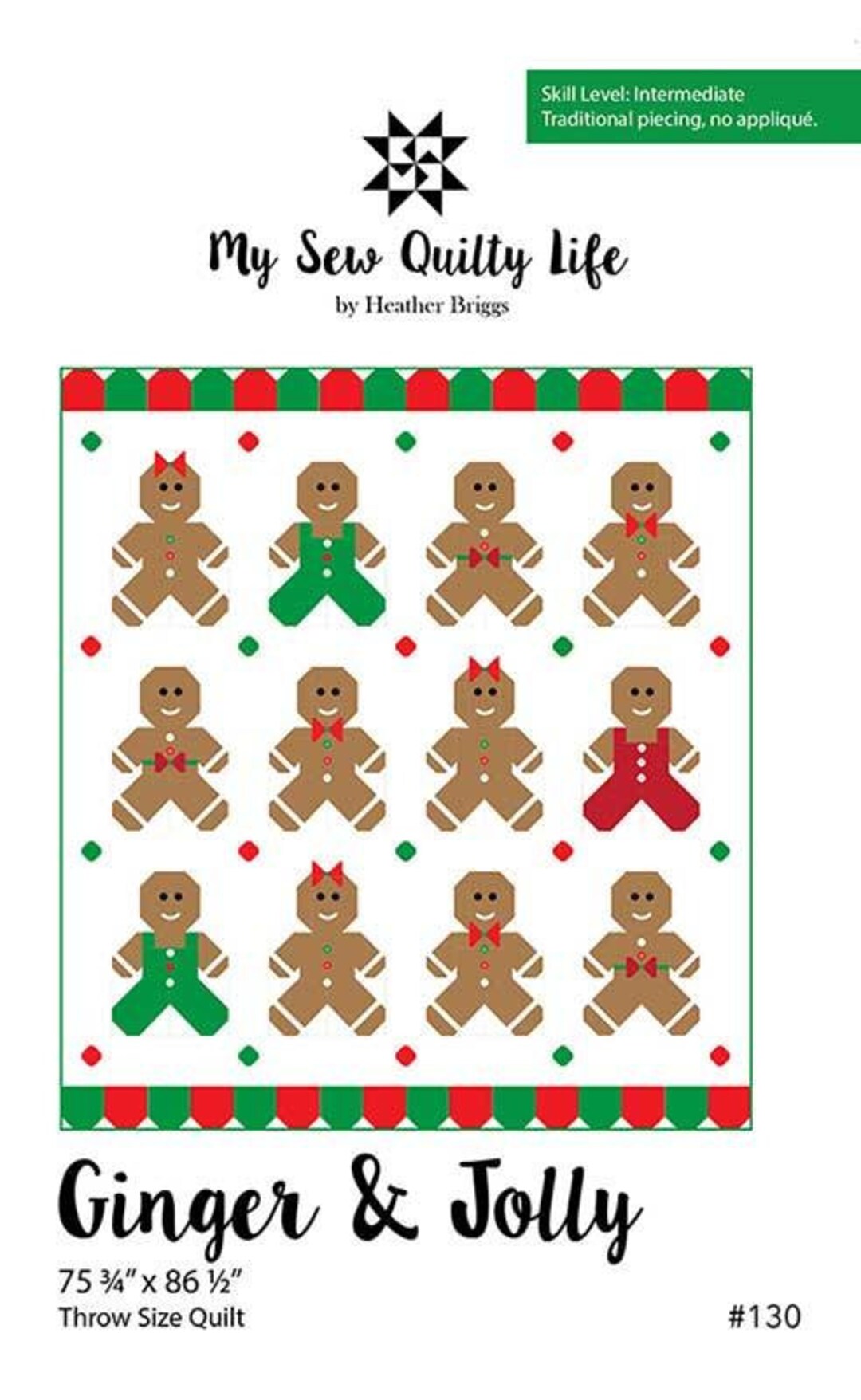 Ginger and Jolly Quilt Pattern - Etsy