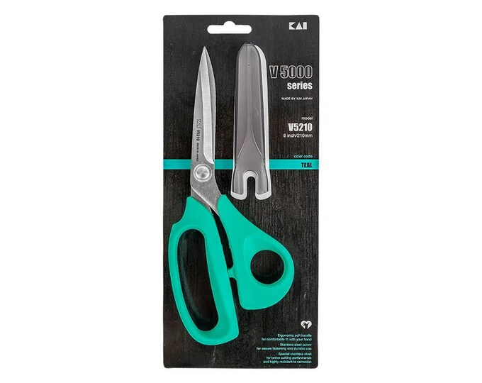 Kai 8" Micro Serrated Dress Making Shears With Blade Cover - Etsy