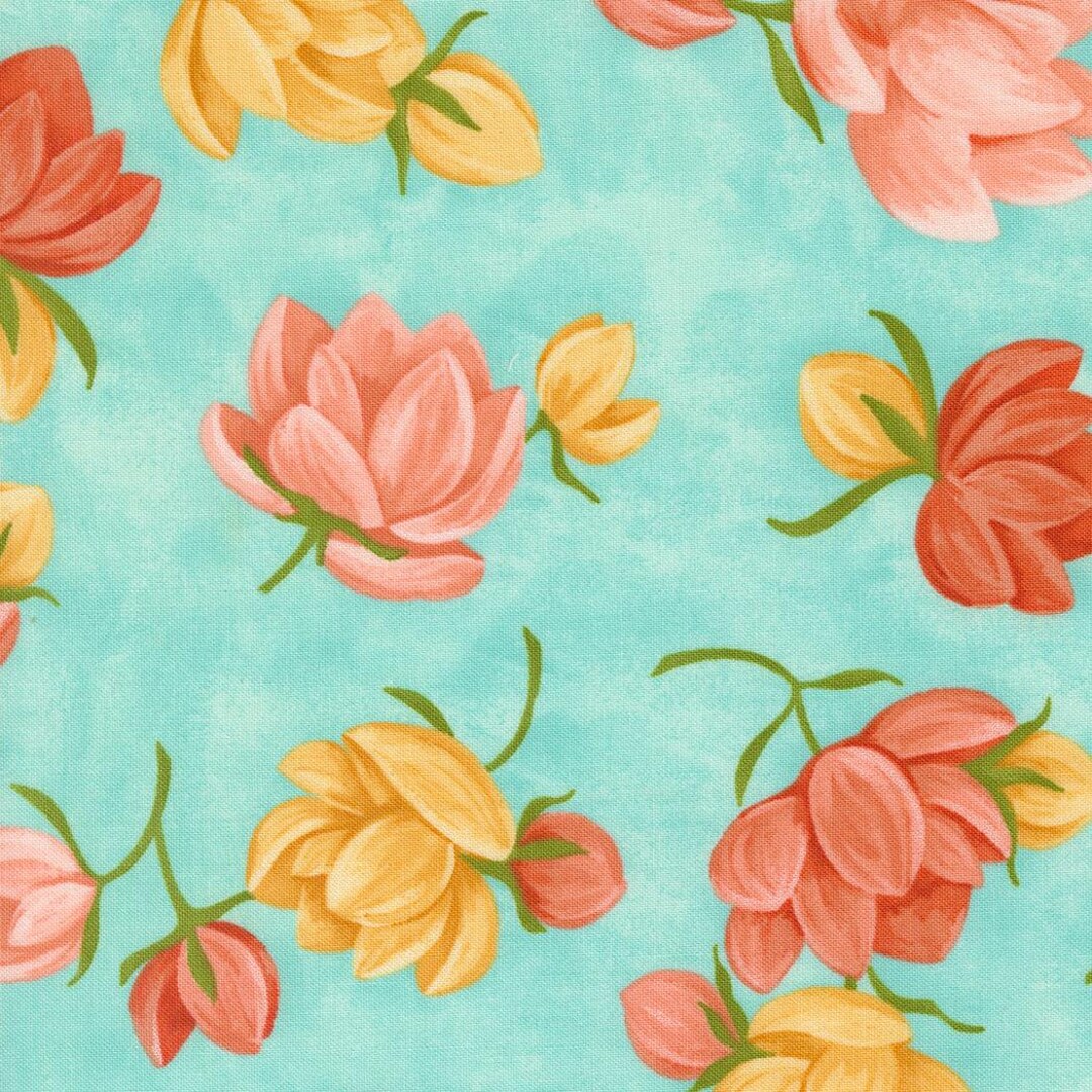 Kindred: AQUA Fabric - 36070 13 (1/2 Yd.) - Etsy