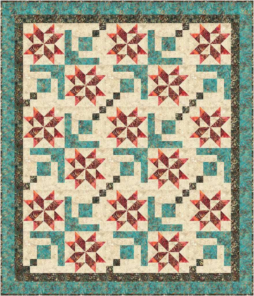 SHINING PATH Quilt Pattern by Bound to Be Quilting - Etsy