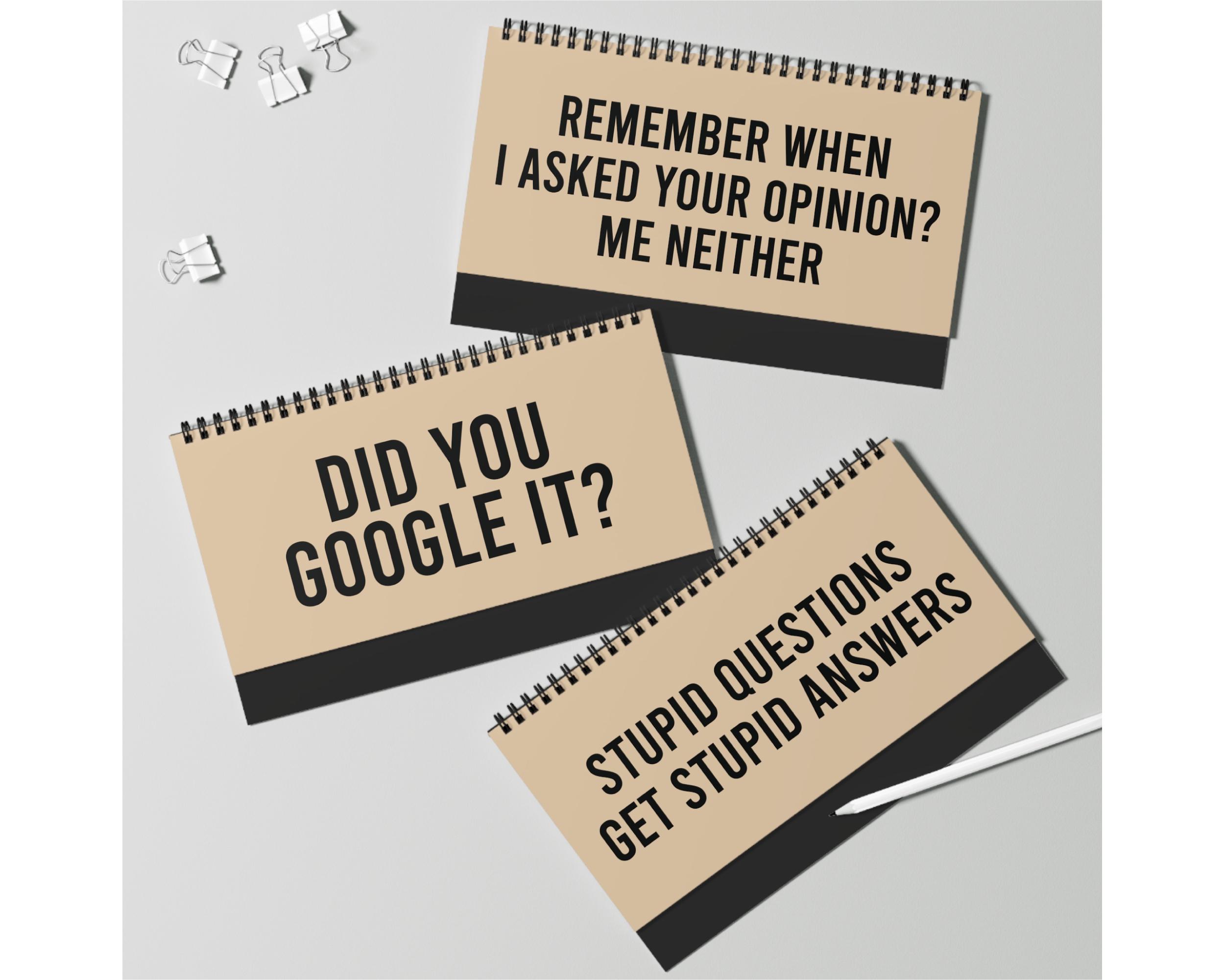 Personalized Sarcastic Office Desk Flip Sign: Custom Name, 12 Funny ...