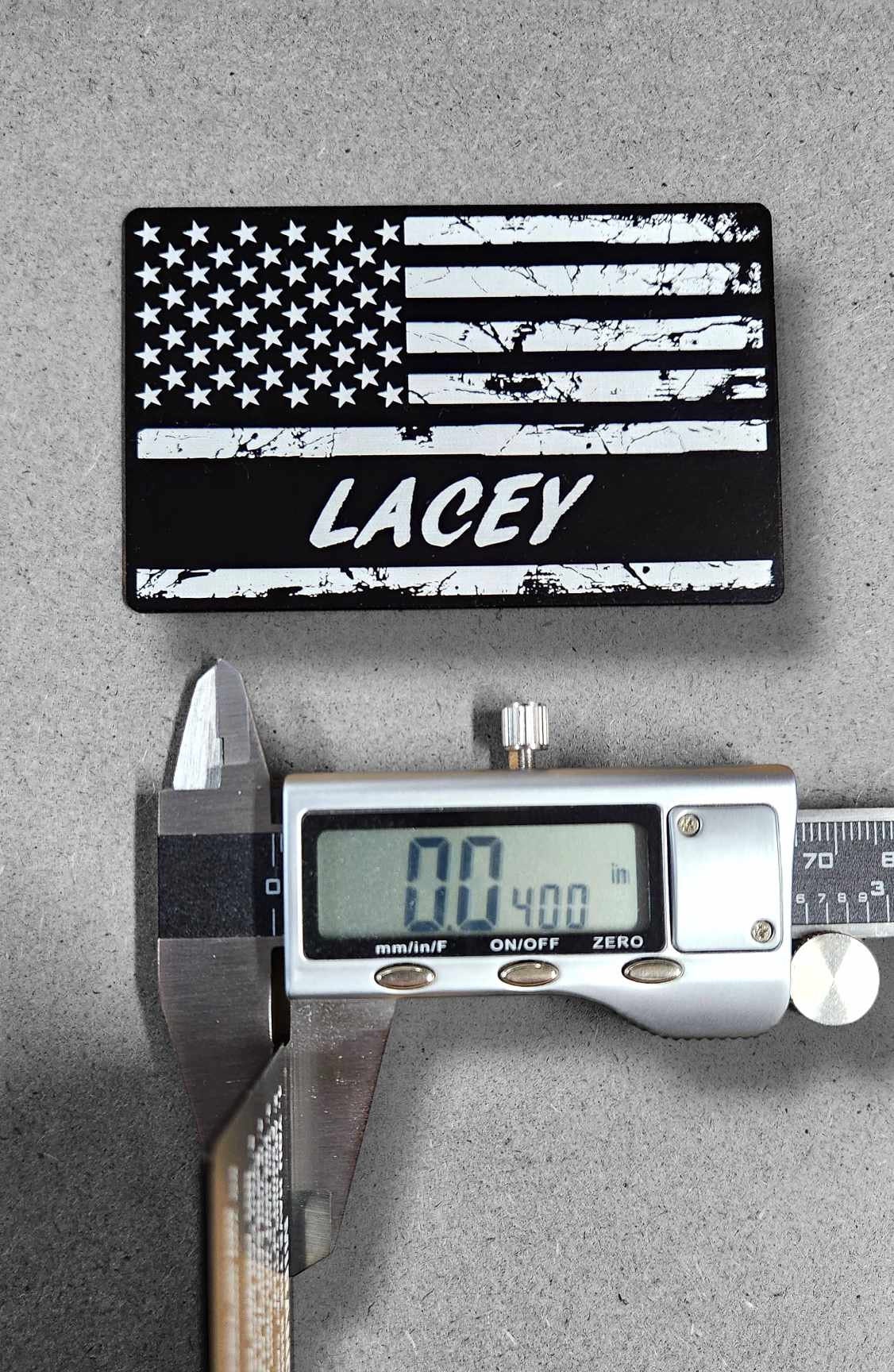 Metal Engraved Miranda Rights Card for Police, Law Enforcement, Custom ...