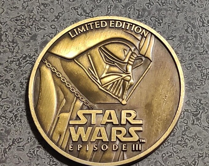 Star Wars Episode III Darth Vader Limited Edition Token/coin - Etsy
