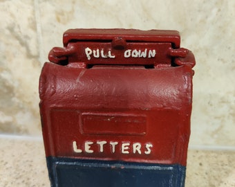 Cast Iron Mailbox Bank - Etsy