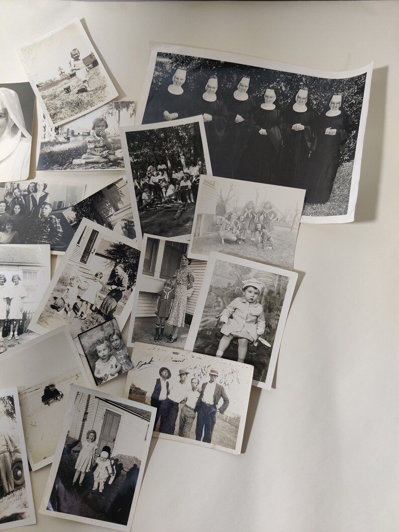 Vintage Family Photos - Black and White - Etsy