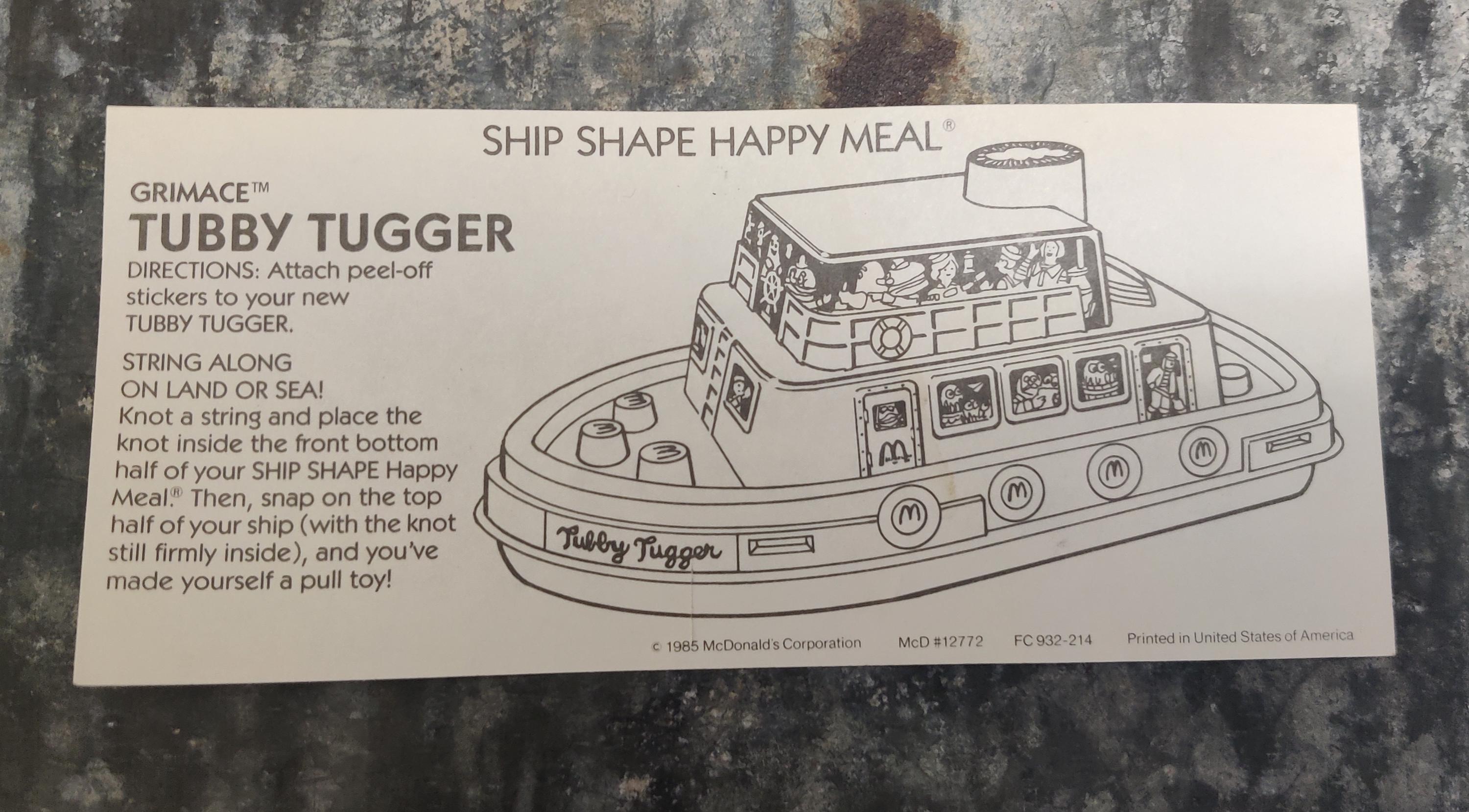 Mcdonald's Mcdonaldland Slaphappys Hamburglar & the Hamburger Patch ...