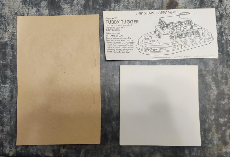 Mcdonald's Mcdonaldland Slaphappys Hamburglar & the Hamburger Patch ...