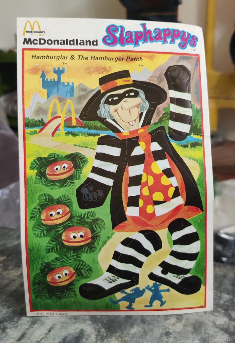 Mcdonald's Mcdonaldland Slaphappys Hamburglar & the Hamburger Patch ...