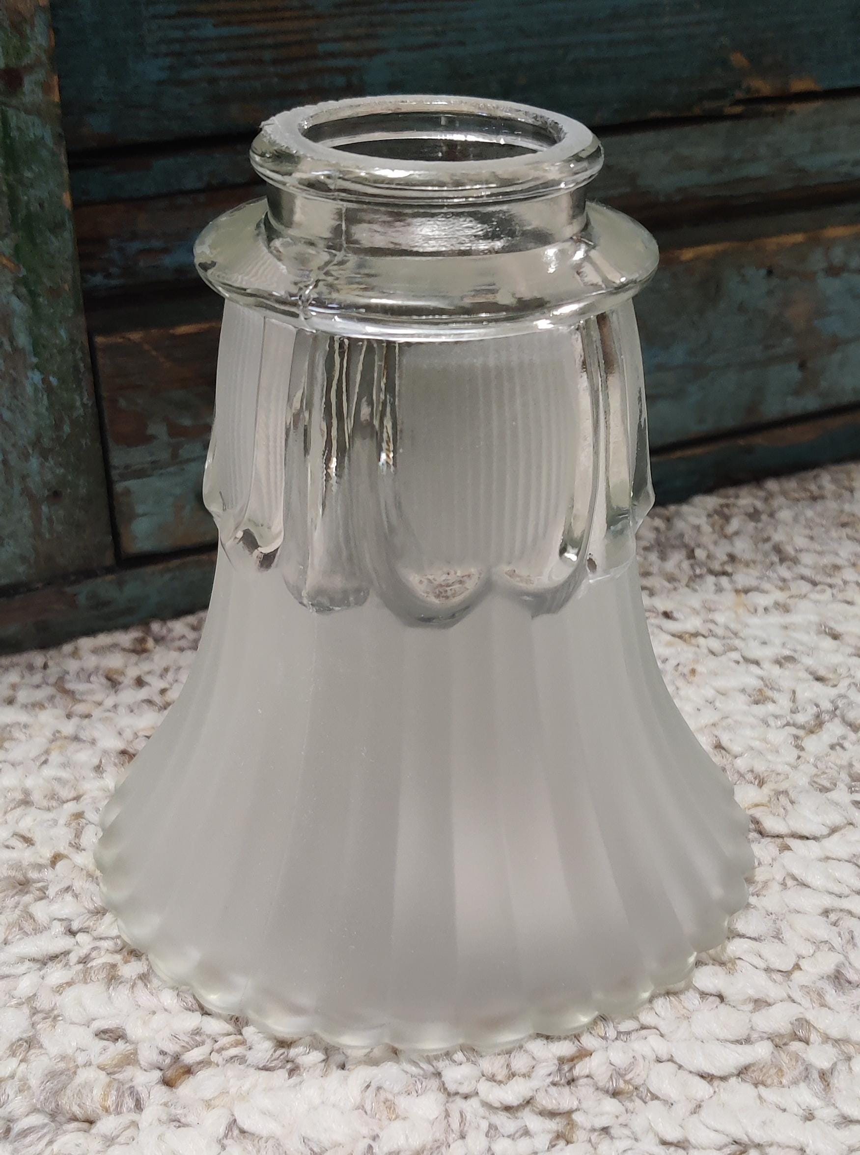 Vintage Frosted Glass Lamp Shade for Light Fixture/lamp/wall Sconce - Etsy