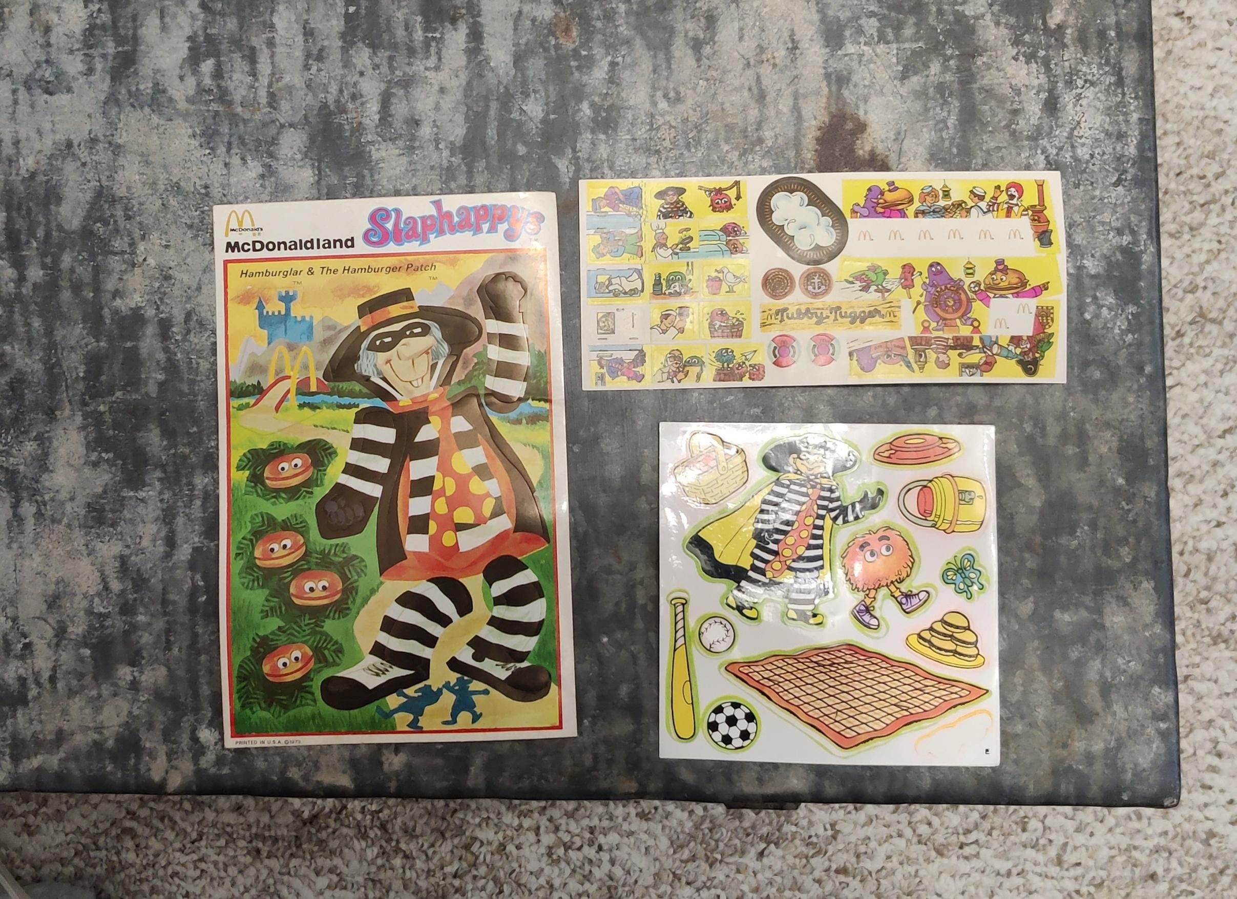 Mcdonald's Mcdonaldland Slaphappys Hamburglar & the Hamburger Patch ...