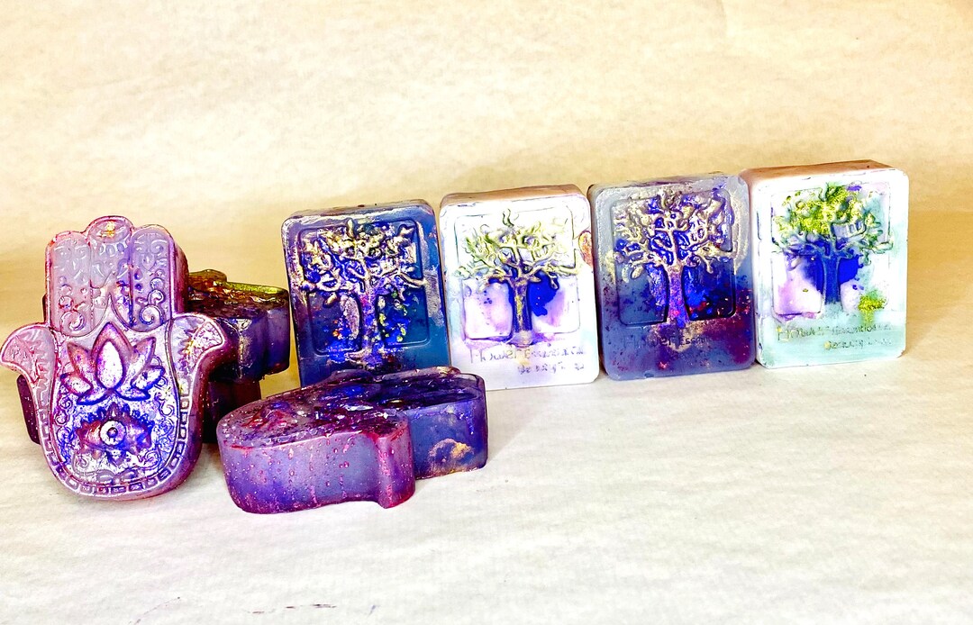 Hamsa Soap Bar Spiritual Soap Handmade With Essential Oils Tree of Life ...