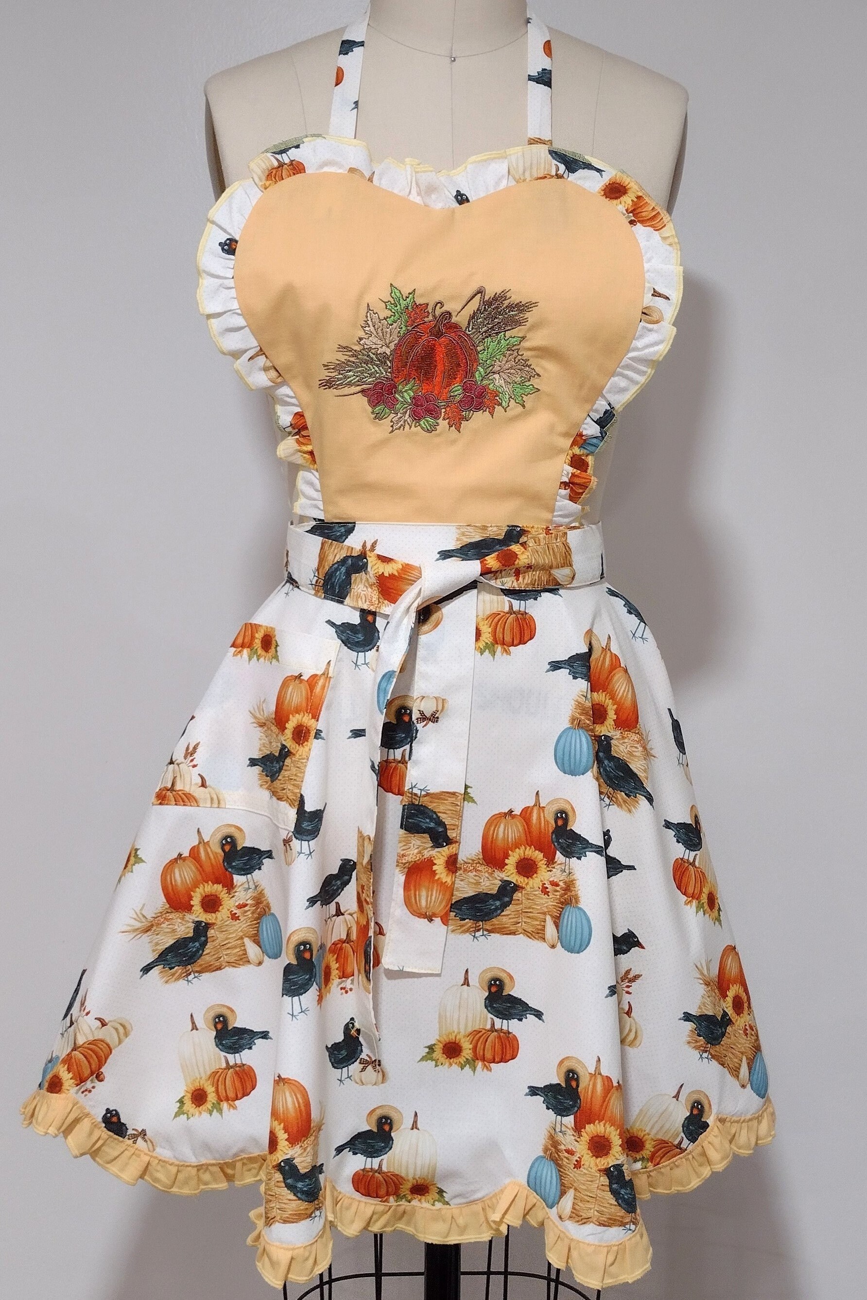 Fall Pumpkin Apron - Etsy